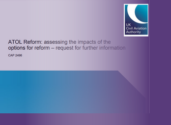 CAA ATOL Reform – January 2023 Update - Travlaw Legal Services